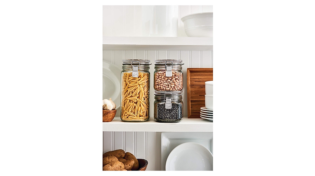 Ball Storage Latch Jars - 3-Pack for Pantry Organization