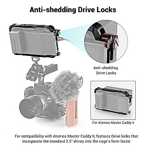 SmallRig Ninja V Cage/Ninja V+ Monitor Cage for Atomos Ninja V and Ninja V+,Built-in NATO Rail and HDMI Cable Clamp Monitor Cage CMA2209