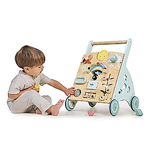 Tender Leaf Toys - Sunshine Baby Activity Walker - Activity Station to Encourage Floor Play to First Steps - Perfect Companion to Learn How to Walk - Age 18m +
