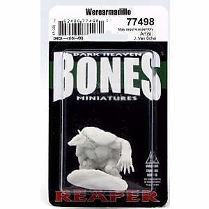 REAPER Miniatures Werearmadillo #77498 Bones RPG D&D Mini Figure