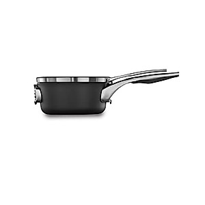 Calphalon Premier Space-Saving Hard-Anodized Nonstick, 2.5-Quart Sauce Pan with Lid