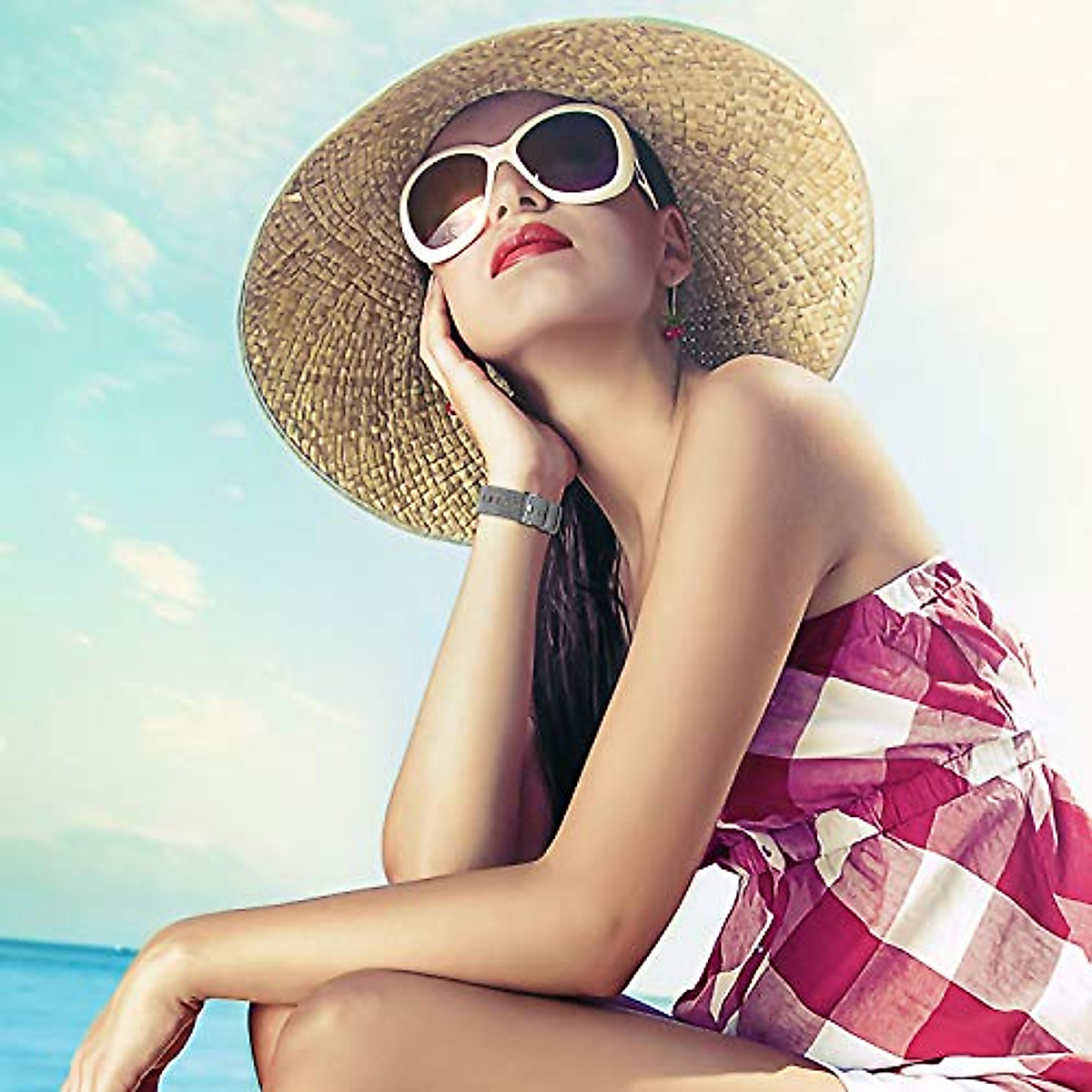 Haveda Fabric Compatible for Apple Watch Band Series 6 Series 5/4 40mm, Soft Accessories for Apple watch SE, iwatch bands 38mm womens, Cloth for Apple Watch band 38mm Series 3 2/1 Men (Light Gray)