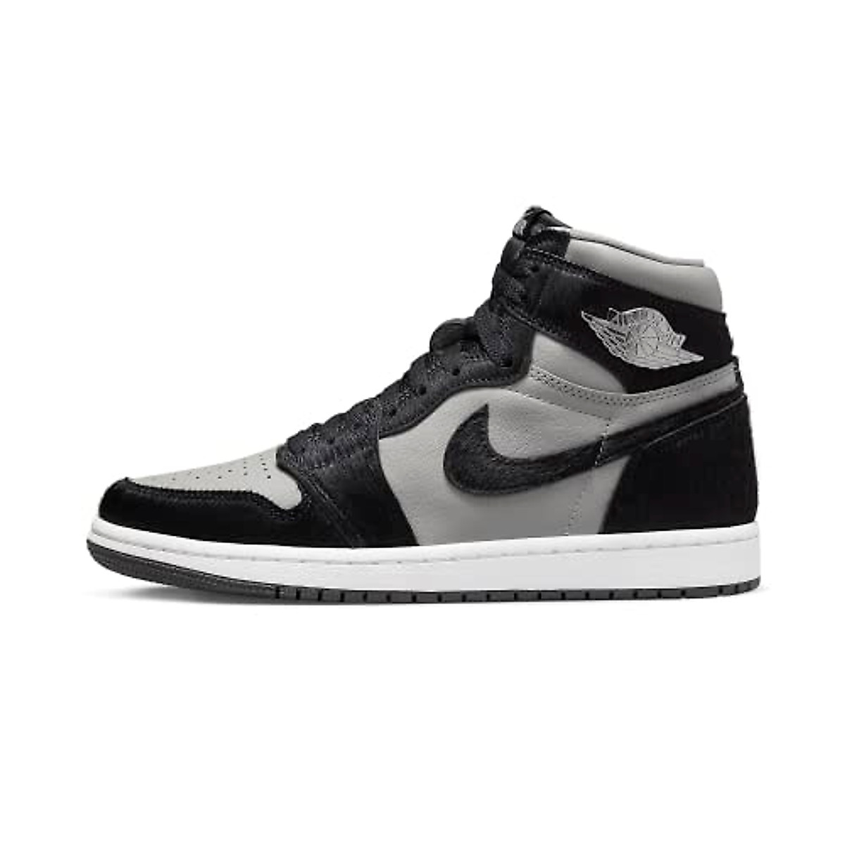 Nike Women's Jordan Air 1 DZ2523 001 Twist 2.0 Sneakers, Medium Grey/Black-white, 8.5