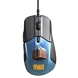 SteelSeries Rival 310 - Optical Gaming Mouse - RGB Illumination - 6 Buttons, Rubber Sides - On-Board Memory - PUBG