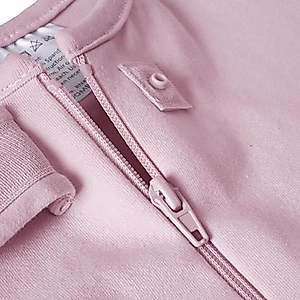 Woombie Simply Baby Swaddling Blanket I Soothing, Cotton Baby Swaddle I Wearable Baby Blanket, Pink Blush, 0-3 Months