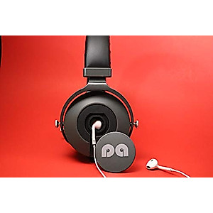 ZaanU Headphones Amplifies Earbuds to Sound Studio-Quality | Hearing Health and Comfort | Compatible with Apple Earbuds | Collapsable | Grey |