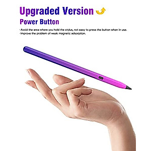 TiMOVO Stylus Pen for iPad Pencil Palm Rejection Tilt High Precision Apple Pencil for iPad 10/9/8/7/6th Generation, iPad Pro 13/12.9/11",iPad Air 11&13" (M2) 2024/6/5/4/3th,Mini 6/5, Gradient Purple