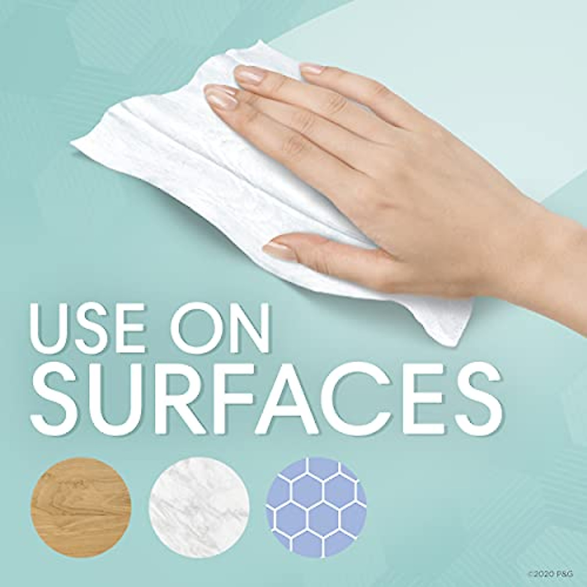 Baby Wipes, Pampers Expressisons Botanical Rain Scented, 1X Pop-Top Pack, 56 Count