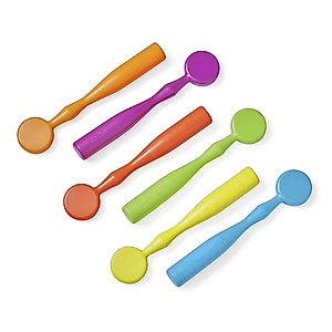 hand2mind Magnetic Wands for Kids, Magnet Wands, Magnets for Kids Science, Magnets with Wand, Magnets for Teaching, Preschool Science, Magnet with Handle, Science Classroom Supplies (Set of 6)