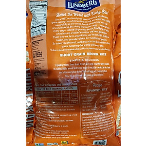 Lundberg Family Farms Organic Short Grain Brown Rice 12lbs