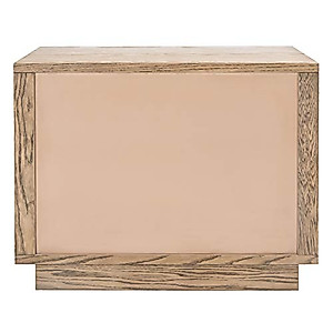 Safavieh Couture Home Collection Holt Brown 3-Drawer Nightstand