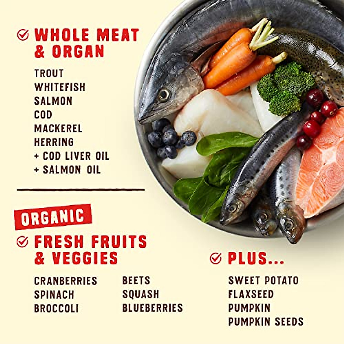 Stella & Chewy's Wild Red Dry Dog Food Raw Coated High Protein Grain & Legume Free Ocean Recipe, 3.5 lb. Bag