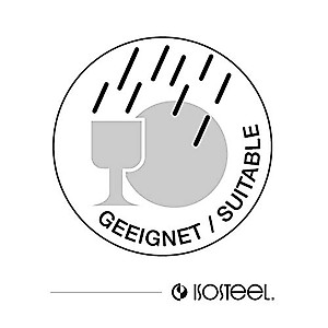 Isosteel VA-9568 Bottle Cooler Double-Layered 18/8 Stainless Steel with Matt Brushed Surface