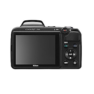 Nikon Coolpix L320 16.1MP Digital Camera with 26x Optical Zoom - BLACK