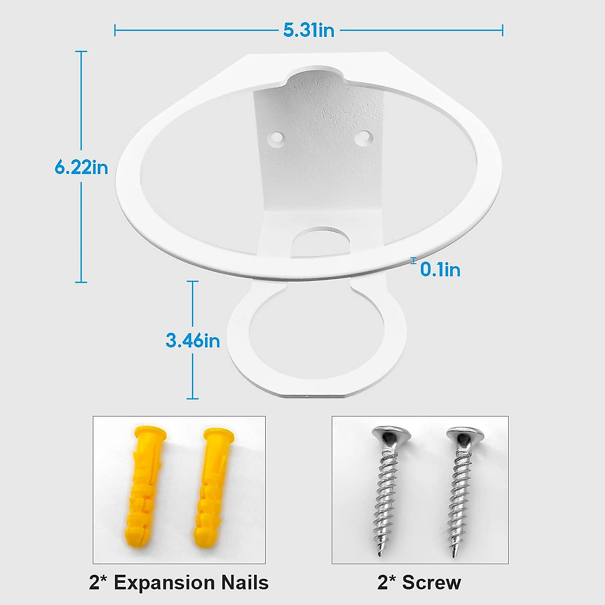 ALLICAVER Compatible with AX6600 (Deco X90) Whole-Home Tri-Band Mesh WiFi 6 System , Deco X90 Wall Mount Holder,Made Sturdy Metal Wall Mount Stand, (1-Pack)