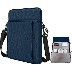 13.3 Inch Tablet Sleeve Case Bag for iPad Pro 12.9, MacBook Air 13 Inch, MacBook Pro 13", Galaxy Tab S9+ S8+ S7+ S7 FE 12.4", Surface Pro 9/8/X/7+/7/6/5/4/3/Pro LTE, Fits Type Cover Keyboard - Indigo