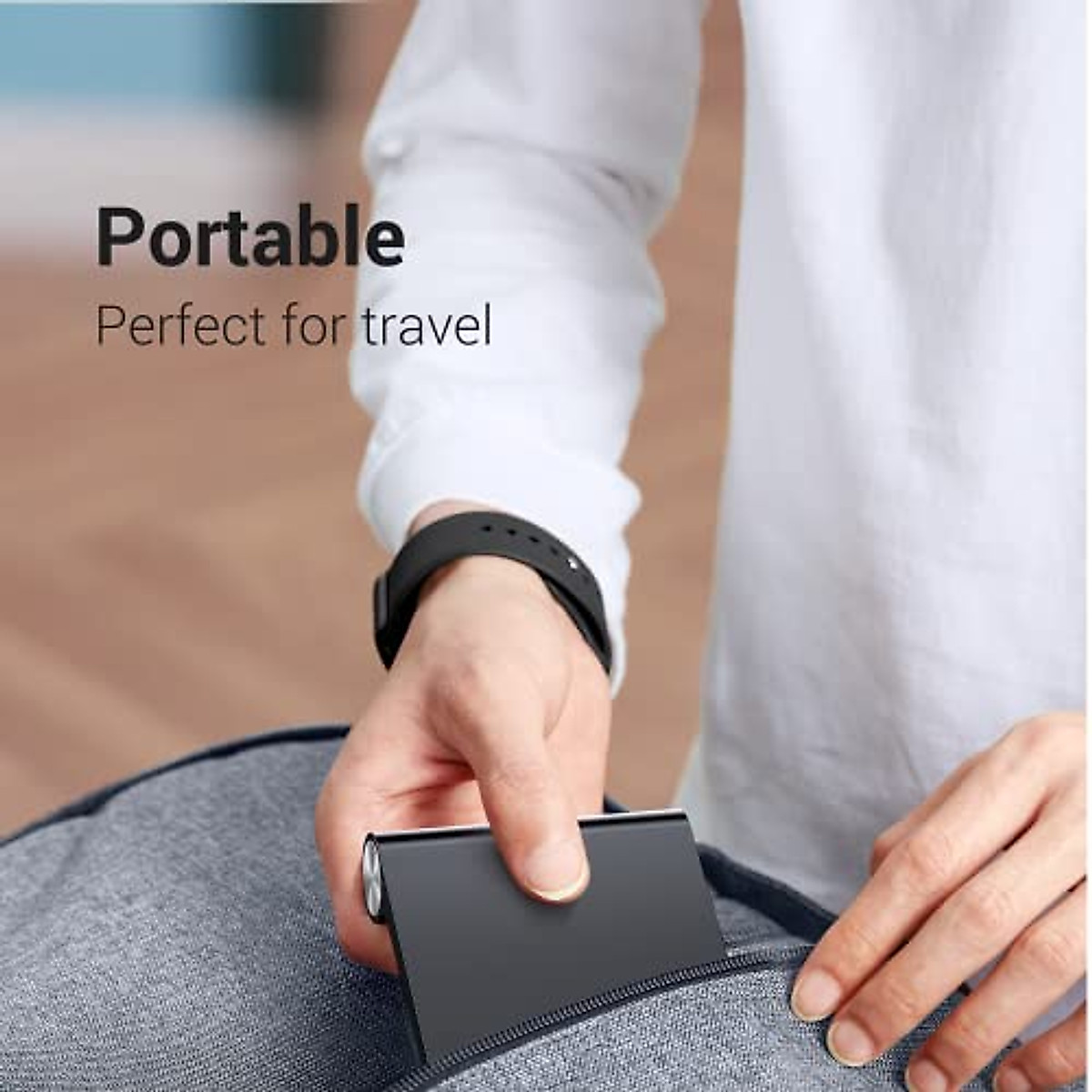 UGREEN 2 Pack Cell Phone Stand Desk Accessories Adjustable Foldable iPhone Stand Holder Desktop Compatible with iPhone 14 Pro Max 14 Plus 13 12 Pro 11 SE Galaxy S23 Ultra Black White