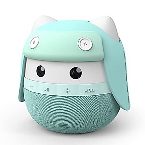 ASIMOM Kid Bluetooth Speaker, Rhyme Kawaii Speaker, Stereo Wireless Pairing, 15H Playtime, Cute Portable Speaker, Gift for Teens Teenage Girls and Kids (Aqua Blue)