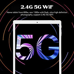 Asixxsix Android Tablet, 4GB 64GB 1080x1920 IPS Display 10.1 Inch Tablet 10 Core CPU 8000mAh 13MP Camera HD Tablet 2.4G / 5G Dual Band WiFi Touchscreen Tablets for Work Study Office School(#2)