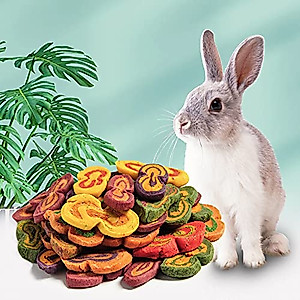 X-pet Rabbit Chew Toys and Chinchilla Treats, 150g Natural Timothy Grass Molar Treats Suitable for Guinea Pig Hamster Bunny Chinchilla Gerbil Squirrel