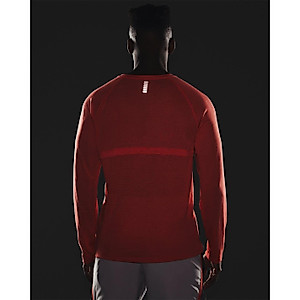 Under Armour Streaker Long Sleeve T-shirt, Venom Red (690)/Reflective, Medium