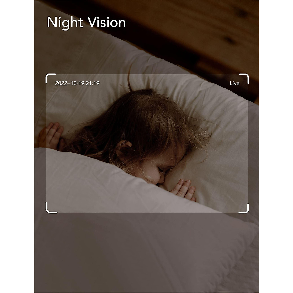 nooie Baby Monitor 2 Pack, Baby Camera Monitor with Phone Access, Video Baby Monitor WiFi Smartphone 2.4G, 1080P HD Night Vision, Two-Way Audio, Motion and Sound Alerts, SD or Cloud Storage