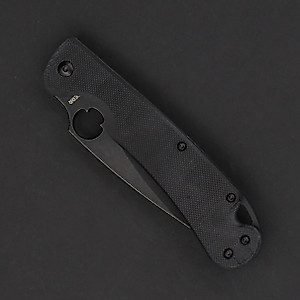 Generic Zhalo EDC folding knife by Daggerr (Black handle and black stonewash blade), FM02-2BKBW