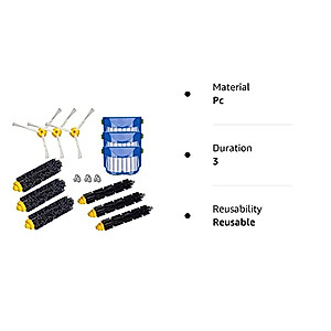 I clean iRobot Roomba 675 Replacement Parts, Robot Vacuum Parts Fit for Roomba 690 675 650 605 680 660 595 585 564 552 Robotic Vacuum