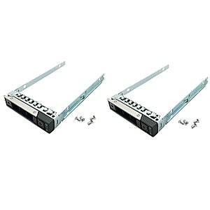 Maravi Canada (2-Pack) 2.5" inch Hard Drive Caddy for Dell 14th 15th 16th Generation R350 R440 R450 R540 R550 T560 R640 R650 R660 R740 R750 R760 R840 R940 Server SAS SATA HDD Tray DXD9H 0DXD9H