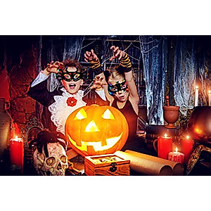 Funnlot Kids Halloween Crafts Ages 4-8 Scratch Halloween Arts and Crafts for Kids Halloween Craft Kit Halloween Activities for Kids Halloween Classroom Decorations