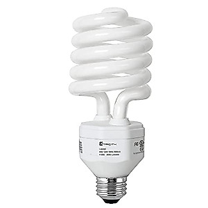 Xtricity CFL Bulb, 4100K Cool White, 150W Eqv (40W) High Lumen, Compact Fluorescent Light Bulb 150W Equivalent, 2650 Lumens, T4 Spiral - E26 Medium Base, 120V, Daylight (Pack 1)