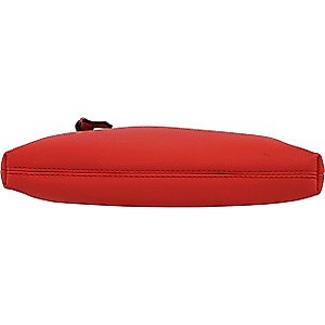 B BRENTANO Vegan Double-Zipper Crossbody Bag with Chain Strap (Hazelnut)