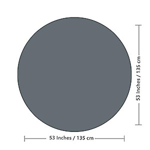 Splat Mat for Under High Chair/Arts/Crafts, WOMUMON Baby Washable Spill Mat Waterproof Anti-Slip Floor Protector Splash Mat, Messy Mat and Table Cloth