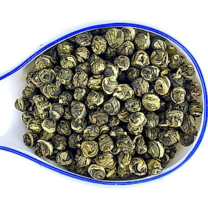 TIAN HU SHAN Jasmine Tea Jasmine Dragon Pearls Green Tea Loose Leaf 4oz (114g) Tin