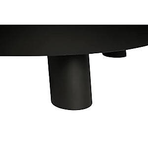 BLACK + DECKER 34" D Smokeless Wood Burning Steel Fire Pit Black Powder Coated Steel Fire Bowl Includes Poker