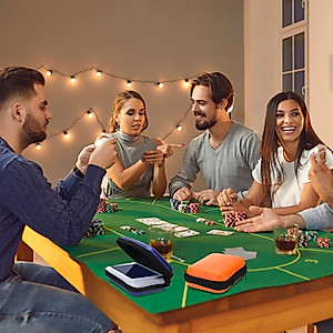 8 Pieces Card Case Compatible with MTG Travel Games Cards Games Playing Card Case Deck Card Game Case Playing Cards Storage Box Carrying Holder