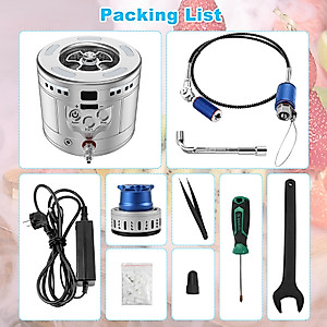 Portable Dry Ice Maker Machine: Food Grade Dry Ice Maker with Quick CO2 Dry Ice Making and Instant Glass Chilling, Dry Ice Machine for Bars, Restaurants, Clubs, and Hotels