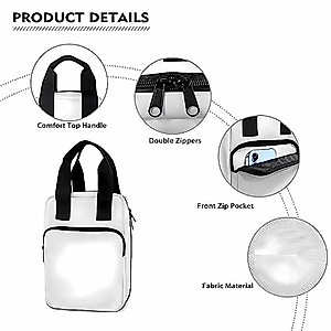 Poceacles Bible Cover Christmas Santa Claus Bible Case for Women Bible Case Bible Covers, Tote Bible Bag, Bible Carrying Case for Men with Zipper Pocket