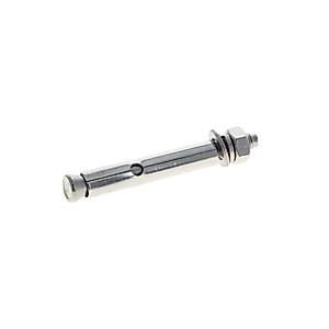 MroMax M6x60mm 304 Stainless Steel Expansion Bolts Hex Nuts Sleeve Anchor Fastener for Fence Home Installation Air Conditioning 4pcs