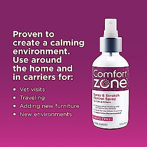 Comfort Zone Cat Calming Spray: Travel Size (2oz)