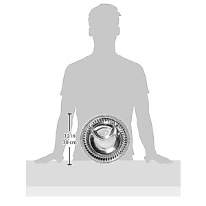 Wilton Armetale Flutes and Pearls Small Round Chip and Dip Server, 11-Inch