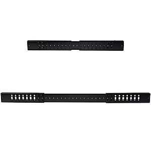 8U 19" Open Frame Server Rack - Compact 4 Post Adjustable Depth (22-40") Mobile - Free Standing Network/Computer Equipment Data Rack - Dell PowerEdge HP ProLiant ThinkServer