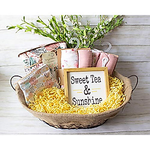 MagicWater Supply Crinkle Cut Paper Shred Filler (1/2 LB) for Gift Wrapping & Basket Filling - Canary