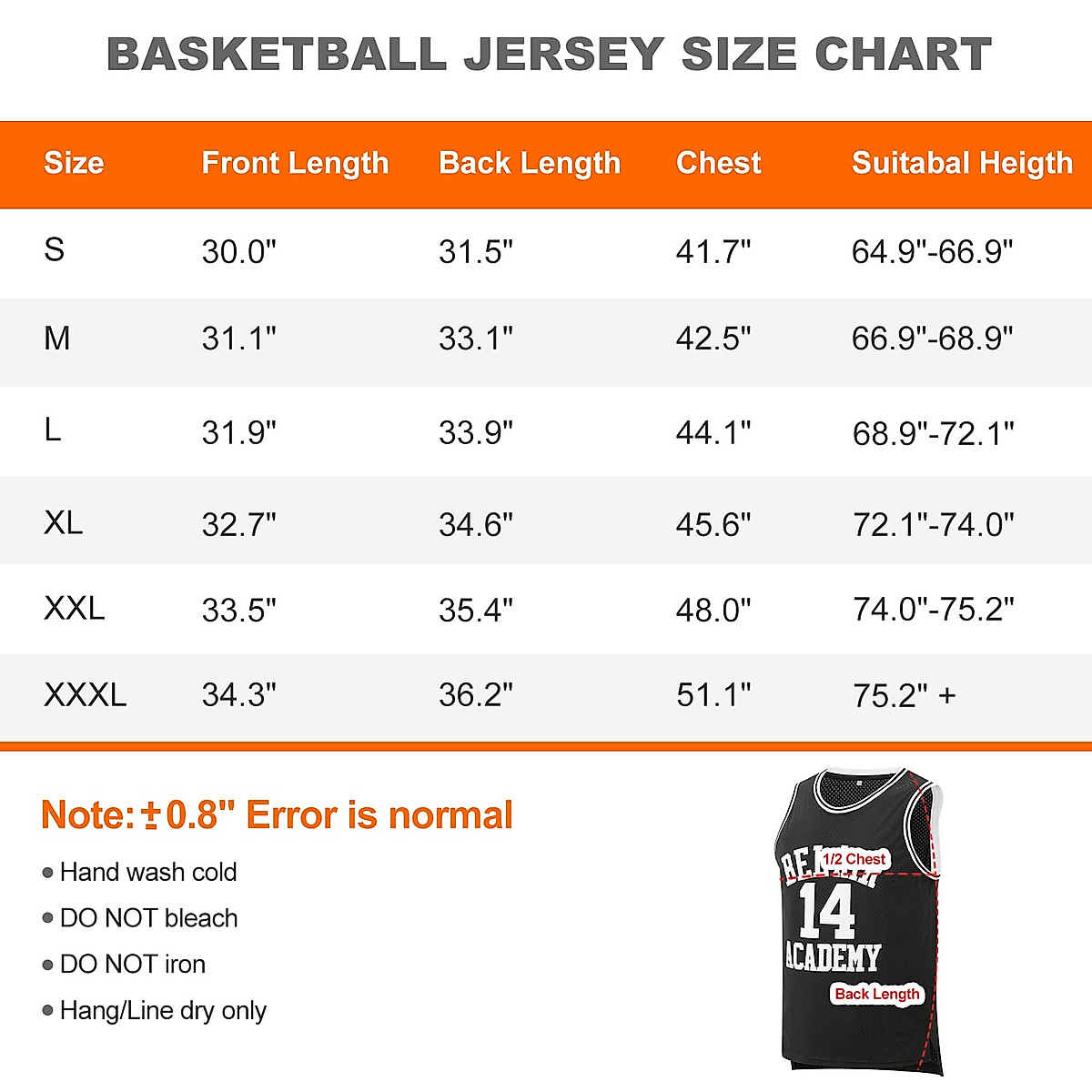 Eway Jersey #14 Basketball Jerseys S-XXXL(Black, XXL)