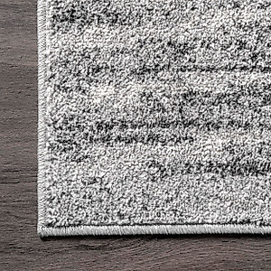 nuLOOM Sherill Abstract Transitional Area Rug, 10x14, Grey