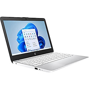 HP Stream 11 Laptop, Intel QuadCore Celeron N4120, 4 GB RAM, 64 GB Storage, 11.6” HD Anti-Glare Display, Windows 11, Long Battery Life, Thin & Portable, Includes 1-Year Microsoft 365, TiTac Card