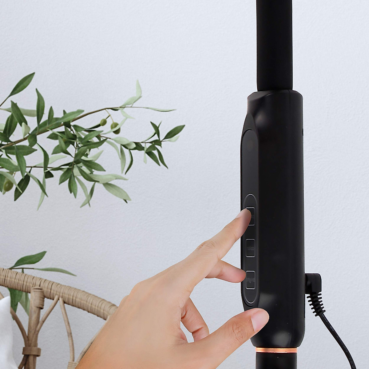 Brightech Vista 3-in-1 Desk Lamp for Living Rooms, LED Floor Lamp, Tall Lamp with Remote Control, Work Light for Documents, Standing Lamp with Flexible & Adjustable Gooseneck for Reading and Crafts