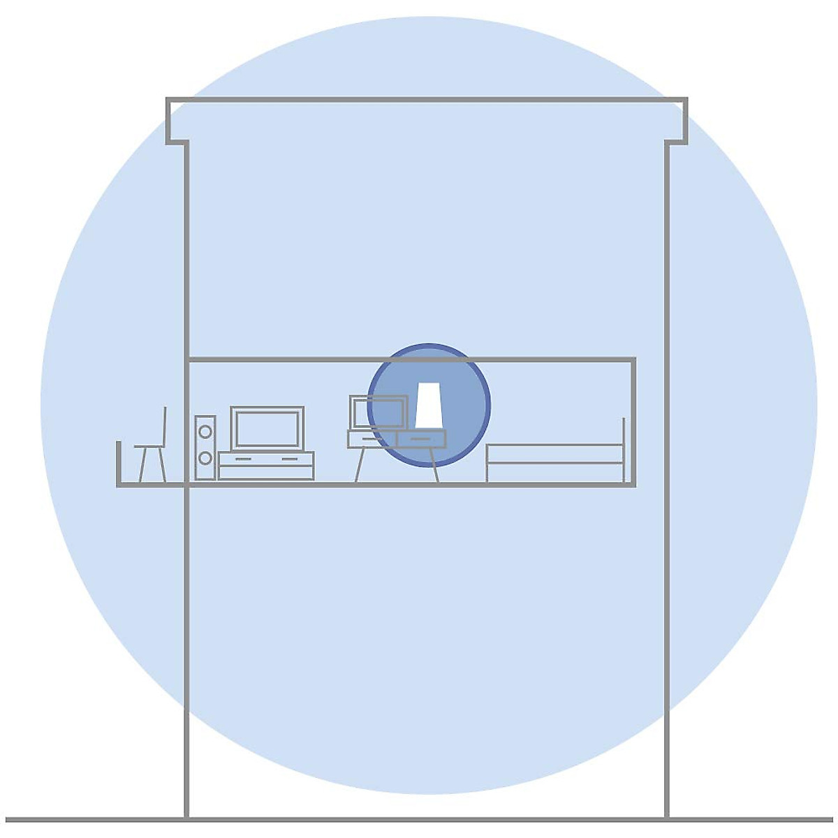 Linksys Velop Triband AC4600 Intelligent Mesh WiFi Router Replacement System 3 Pack Coverage up to 5 000 Sq Ft