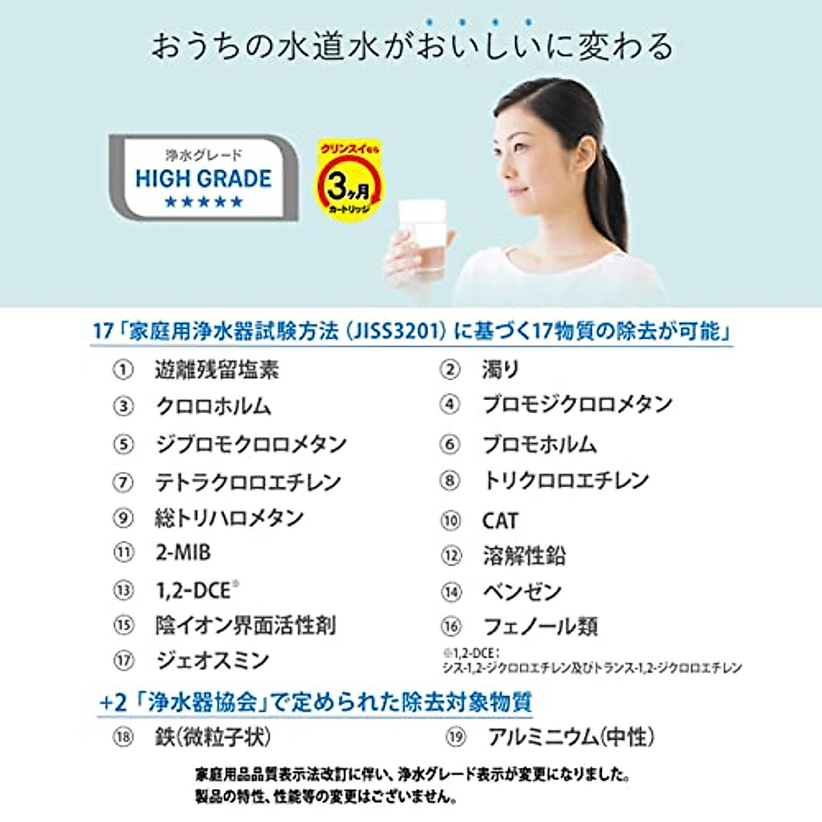 CLEANSUI Super high-grade material removal replacement cartridge Rayon series MDC01SW (2 pieces) (Japan Import)