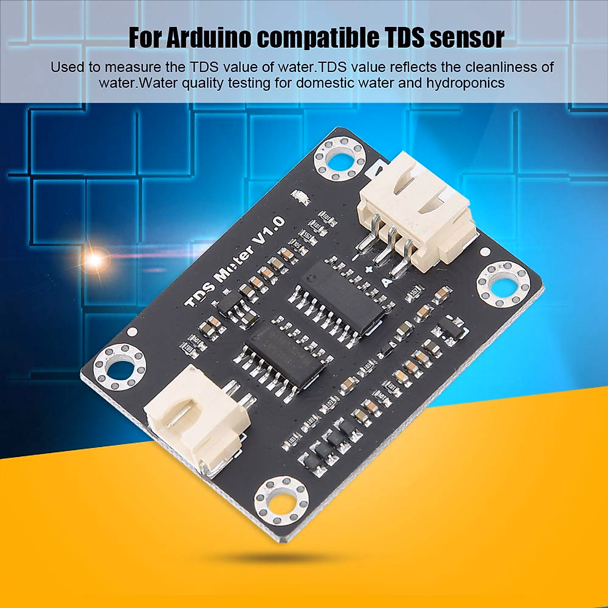 PUSOKEI Analog Water Sensor Water Quality Monitoring Machine Value of Water Measure for Domestic Water and Hydroponics